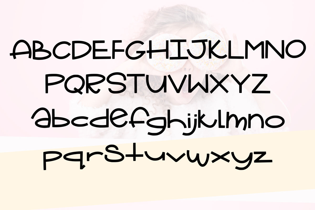 Donut Grow Up a Fun Font with Doodle Extras – Kitaleigh LLC