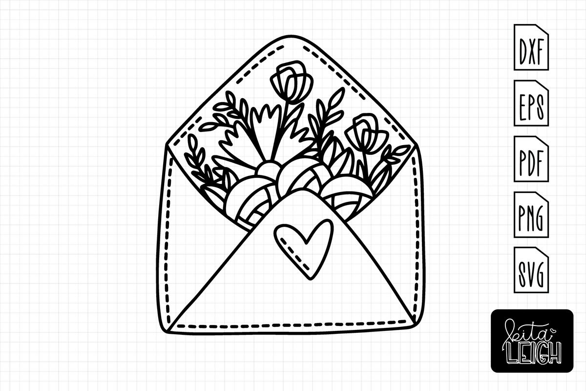 Floral Mail | Cut File – Kitaleigh LLC
