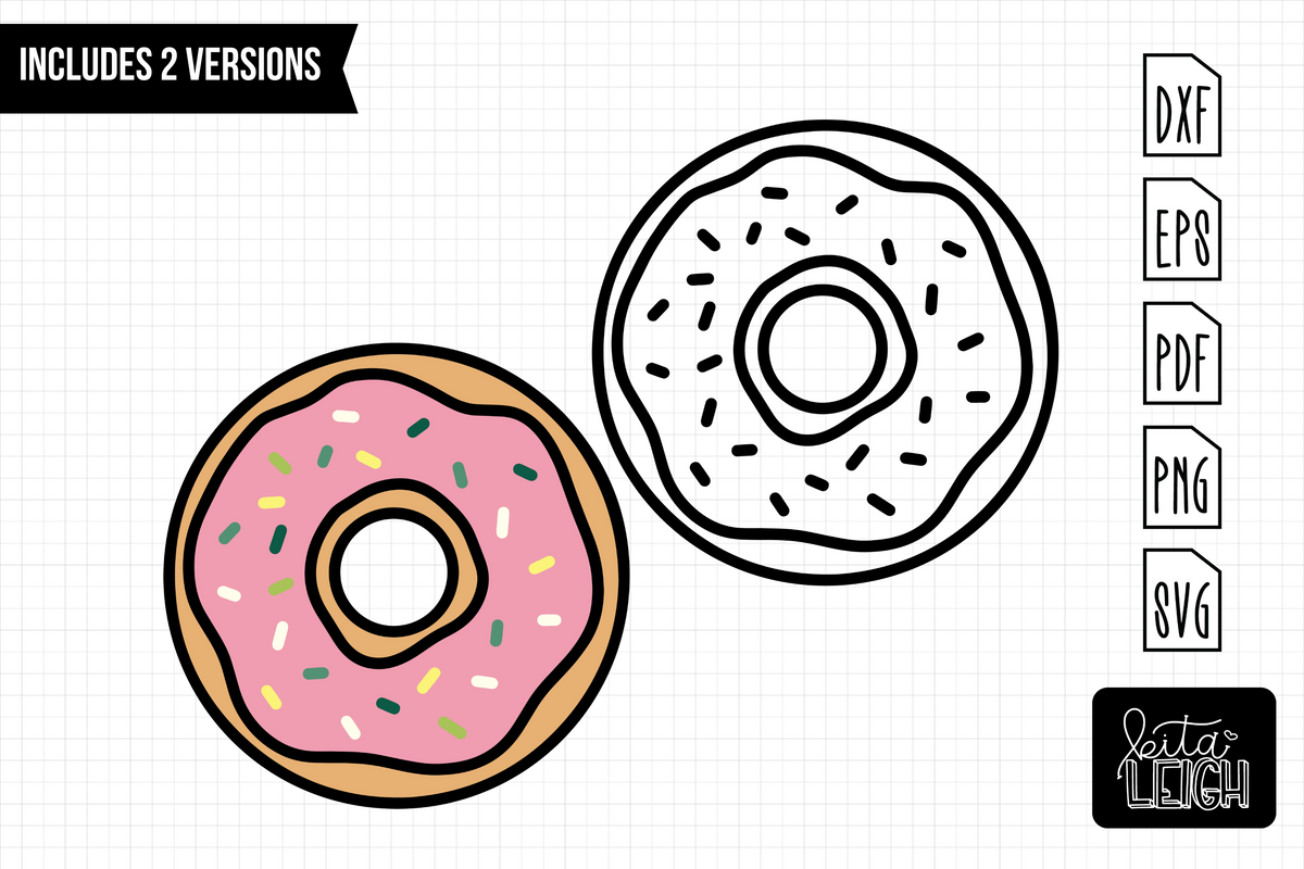 Donut | Cut File – Kitaleigh LLC