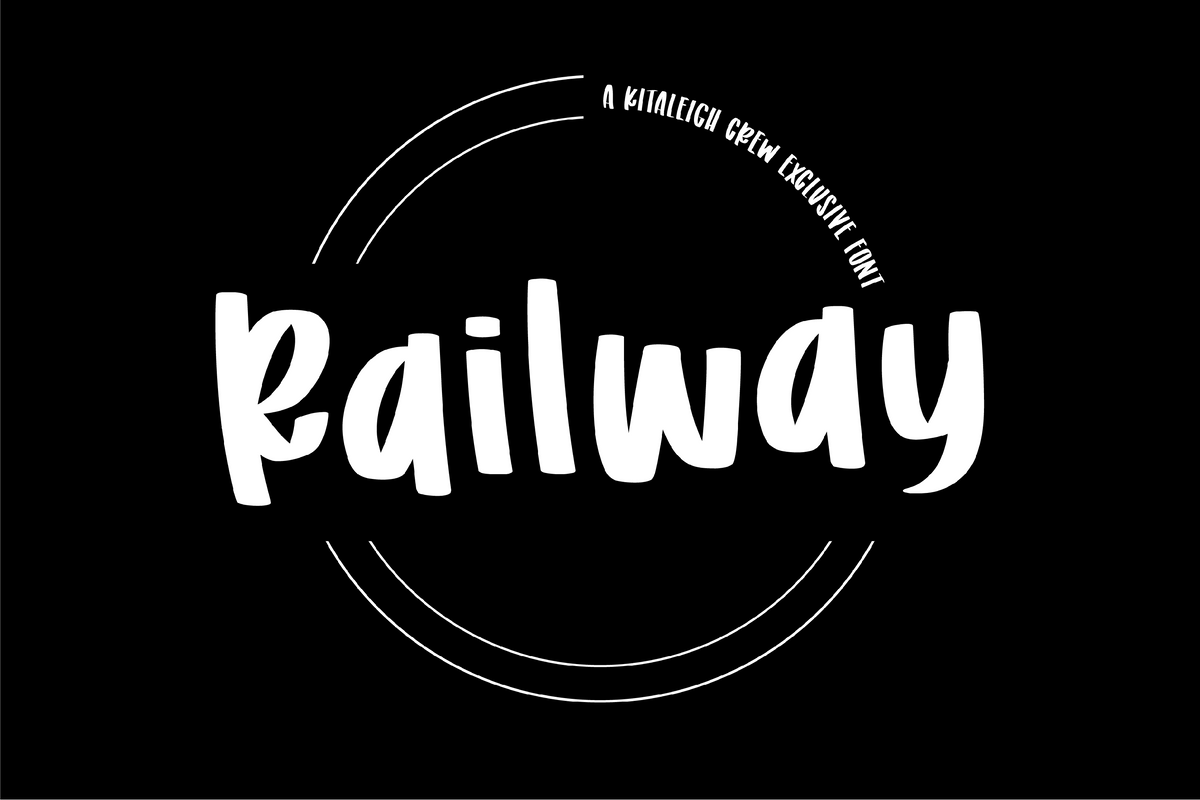 Railway Font – Kitaleigh LLC