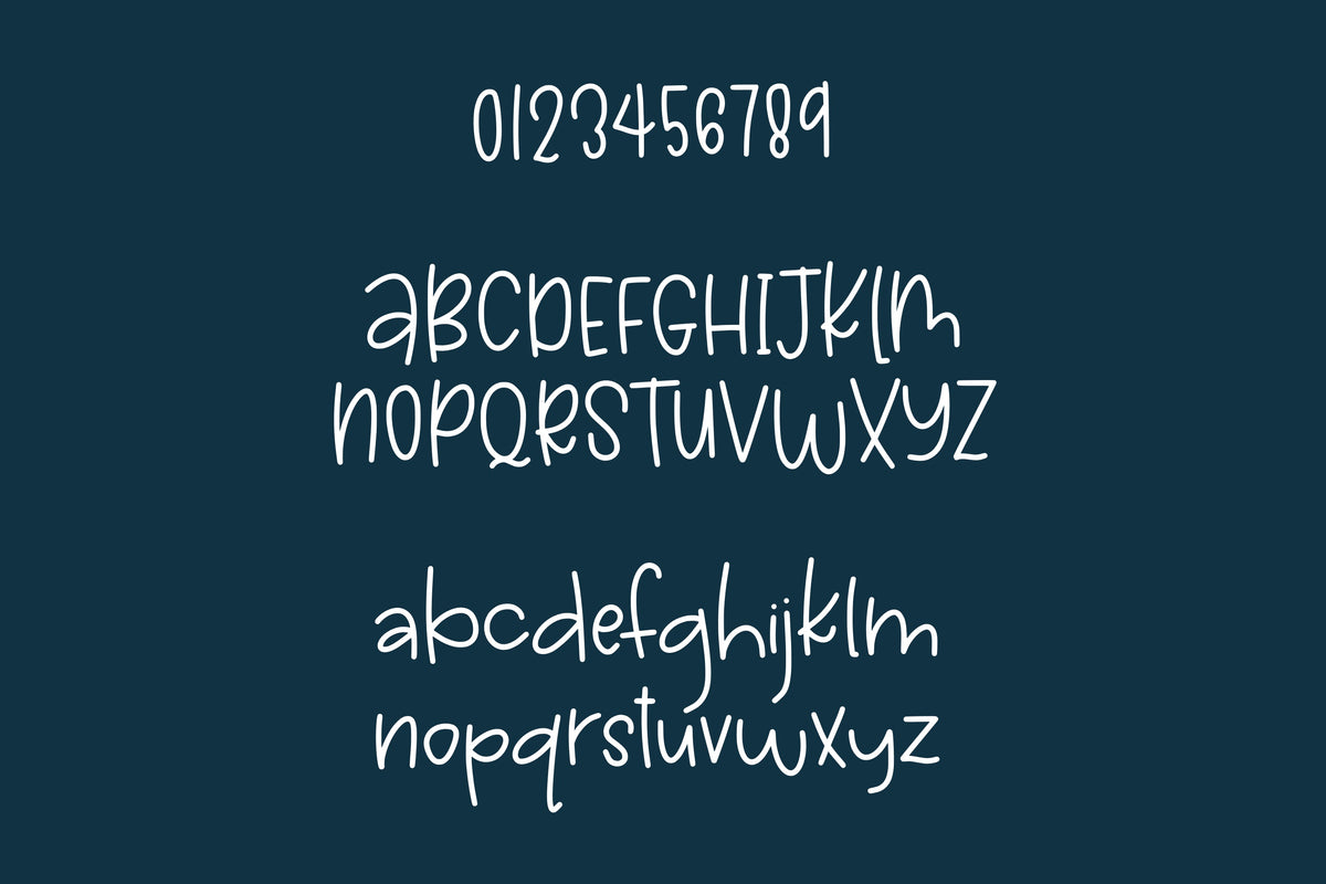 Fall Flannels a Hand Lettered Font – Kitaleigh LLC