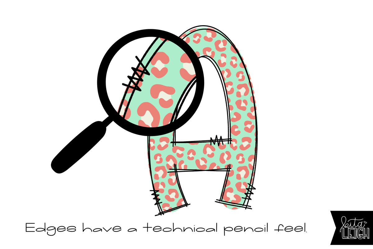 Mint Leopard Alphabet for Sublimation/Print – Kitaleigh LLC