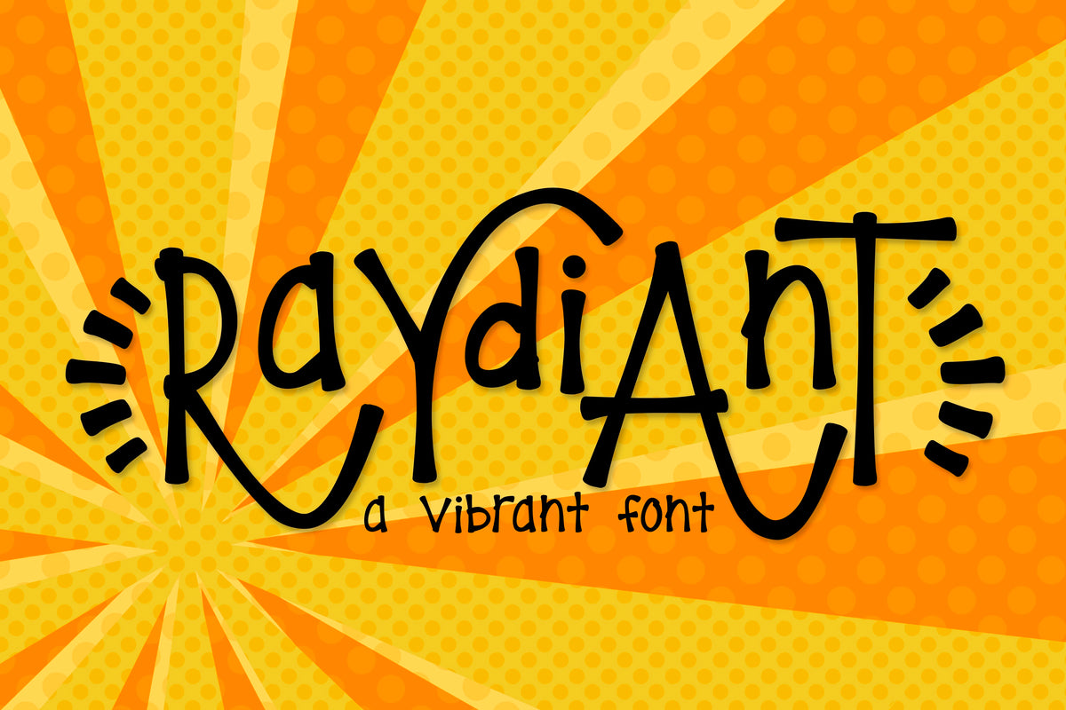 Raydiant a Handwritten Font – Kitaleigh LLC