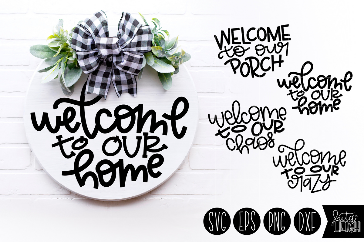 Hand Lettered Welcome to My Half Rounds SVG – Kitaleigh LLC