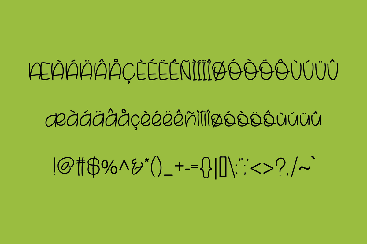 Candlewicks Font – Kitaleigh LLC