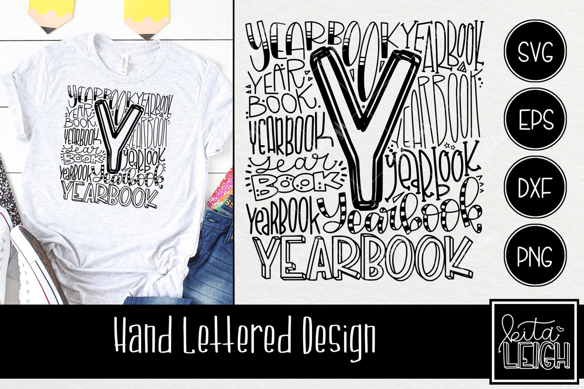 Yearbook Typography SVG – Kitaleigh LLC