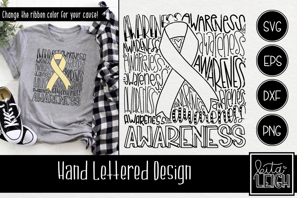 Awareness Typography SVG – Kitaleigh LLC