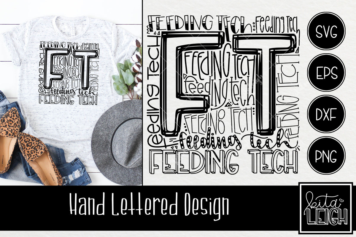 Feeding Tech Typography SVG – Kitaleigh LLC