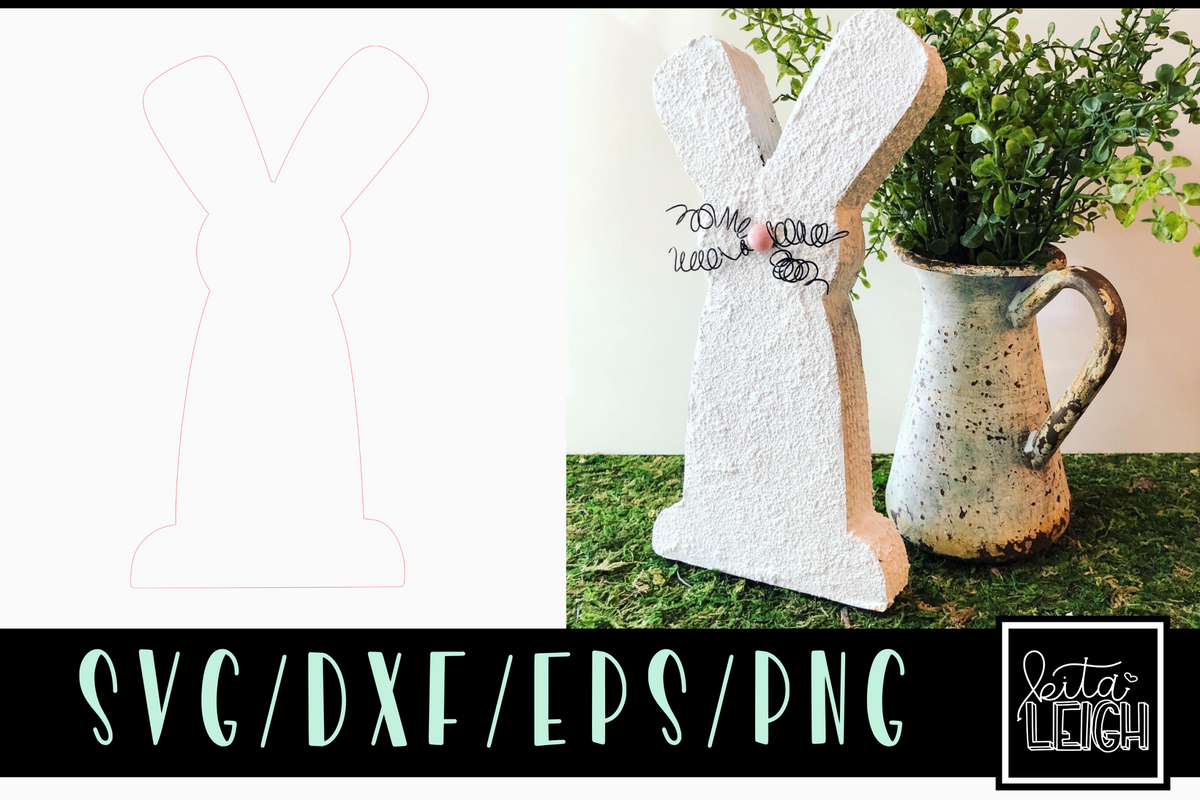 Standing Bunny SVG – Kitaleigh LLC