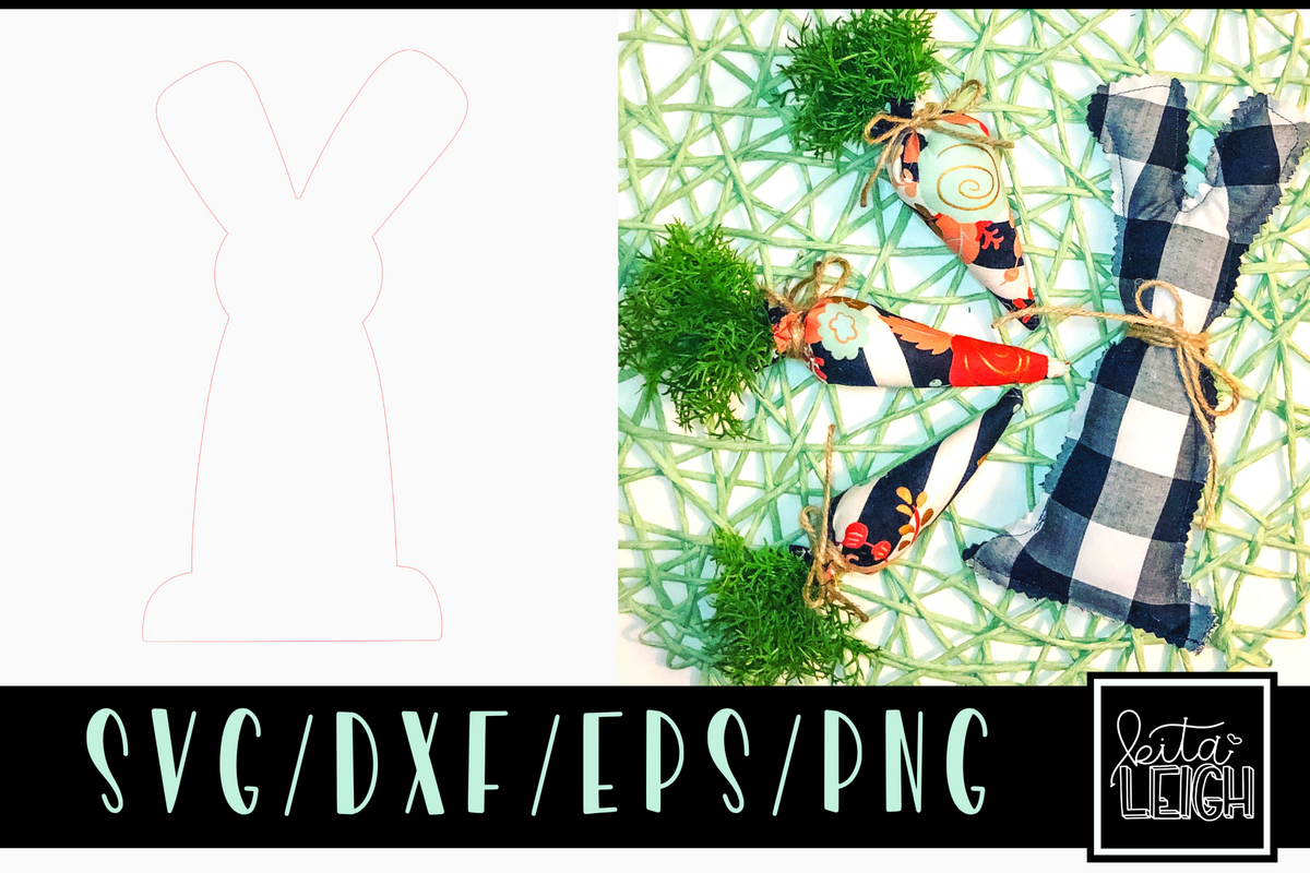 Standing Bunny SVG – Kitaleigh LLC