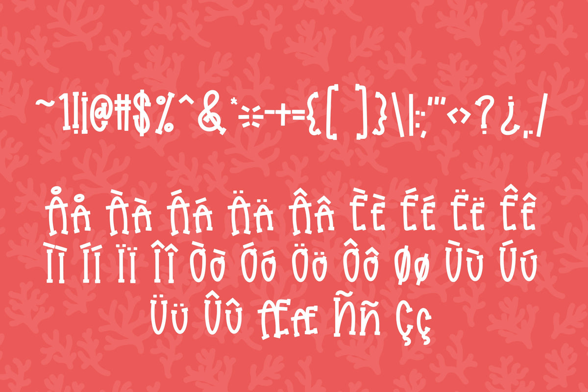 Coral Beach a Fun All-Caps Font – Kitaleigh LLC